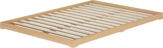 Erst-Holz Niederflurbett Studentenbett Teenagerbett 140x200 Buche Massivholz mit w&auml;hlbarem Zubeh&ouml;r V-60.66-14Rollrost inkl
