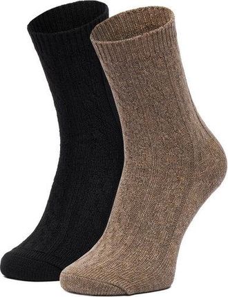 Nine West Lange Socken CEO_LA_NW_17637_W_AW25 (2-PACK) Schwarz