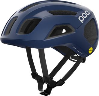 Poc Ventral AIR MIPS Rennradhelm - Fahrradhelm mit präzisen Belüftungsöffnungen und integrierten Kanälen für einen kontrollierten Lufteintritt, Lead Blue 
