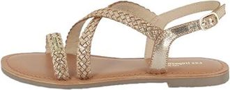 Les Tropeziennes LES TROPEZIENNES PAR M. BELARBI Femme DIAMS Chaussures Ville Sandale, Or craquele, 39 EU