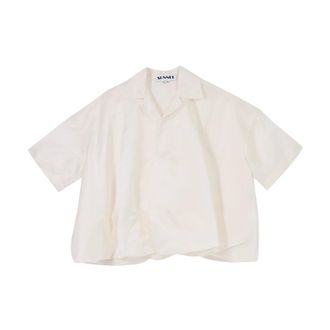 Sunnei Sunnei, Damen, Blusen & Hemden, Weiß, XSGröße