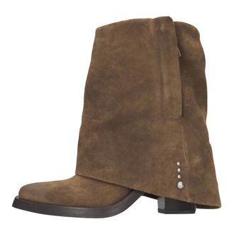 Ash Wildleder-Stiefeletten - - Shoes - Damen - Braun - 38 EU
