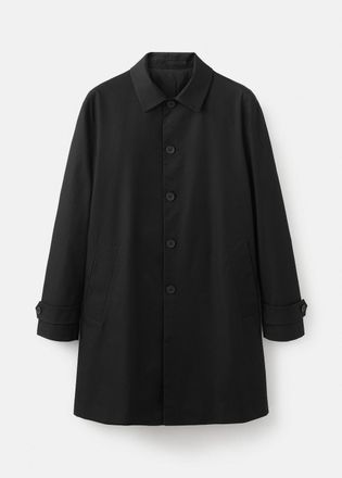 Mango Wasserabweisende Gabardine-Trenchcoat mit Taschen schwarz - Herren - S - MANGO MAN