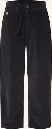 Herrlicher 7/8-Hose Barrow Belt Aus Samt blau