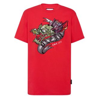 Philipp Plein Herren, Oberteile, Rot, LGr&ouml;&szlig;e