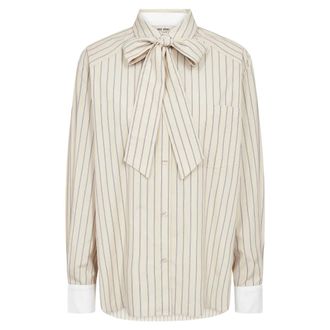 Mos Mosh MOS Mosh - Chemise Lilou MMKeeva - Femme - Blouses et Chemises - Beige - Taille: 40 FR