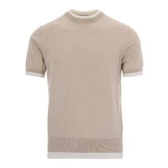 Paolo Pecora Rundhals-Strickware - - Knitwear - Herren - Beige - XL