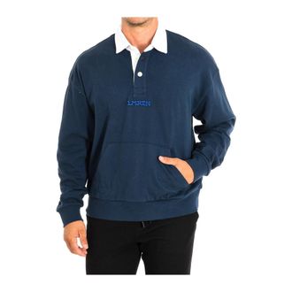 La Martina Lang&auml;rmeliges Poloshirt - - Tops - Herren - Blau - L