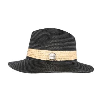 H&eacute;st Allesandra Strohhut - - Accessories - Damen - Schwarzk - ONE SIZE