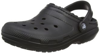 Crocs Unisex Erwachsene Classic Lined Clog Clog, Black/Black, 43/44 EU