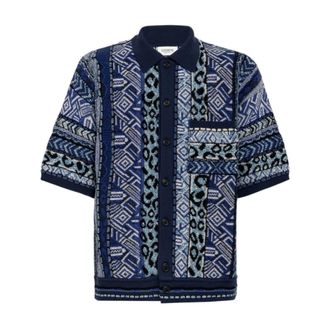 Laneus Homme, Tops, Multicolore, Taille: L Chemise en maille