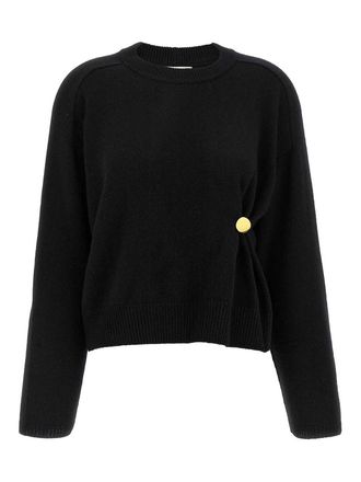 Loulou Studio Pull Col Rond - Noir
