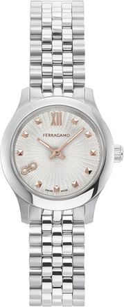 Ferragamo Uhr - Quarz-Analoguhr Ferragamo Duo Mini - Gr. unisize - in Silber - f&uuml;r Damen