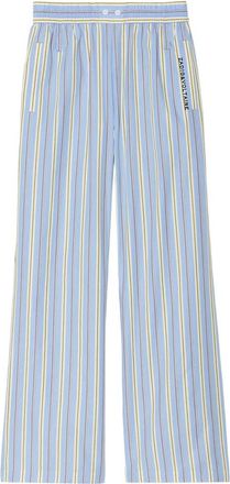 Zadig&Voltaire Femme, Pantalons, Bleu, Taille: 38 FR Wide Pantalons