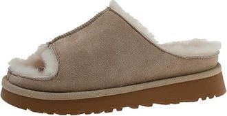 Generic Pantoufles &agrave; Bout Ouvert &agrave; Plateforme Floue pour Femmes, Doublure Peluche Confortables Chaussures &agrave; Enfiler, Hiver Int&eacute;rieure Ext&eacute;rieure D&eacute;contract&eacute;es