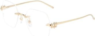 Cartier Ct0646O Sonnenbrille - - Accessories - unisex - Gelb - 54 MM