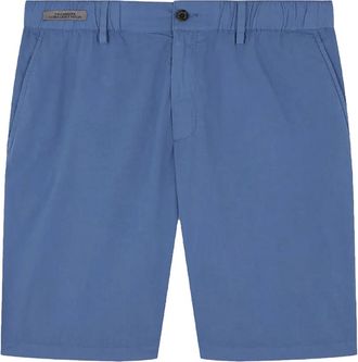 Paul & Shark Homme, Shorts, Bleu, Taille: L Bermuda Ultral&eacute;ger en Popeline de Coton avec Cordon de Serrage