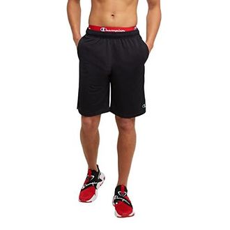 Champion &eacute;vacuation de lhumidit&eacute;, Short de Sport (Reg Grand) Court, Logo C Noir, L Homme