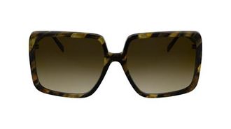 Karl Lagerfeld Womens Sunglasses KL6187S - Tobacco with Gradient Brown Lens