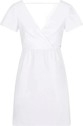 Emporio Armani Femme, Robes, Blanc, Taille: 40 FR Abito