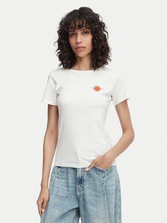 HUGO BOSS T-Shirt Deloris 5 50571074 Wei&szlig; Regular Fit