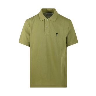 Ami Homme, Tops, Vert, Taille: XL Polo De Coeur