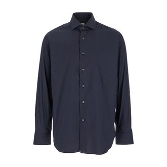 Alessandro Gherardi Stretch Baumwollhemd - - Shirts - Herren - Blau - XL