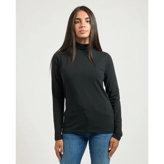 Yes-Zee YES Zee, Femme, Pulls, Noir, Taille: 42 FR T-shirt &agrave; col montant