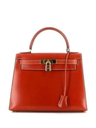 Herm&egrave;s sac &agrave; main Kelly 28 pre-owned - Rouge