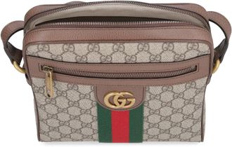 Gucci Mens Ophidia Gg Supreme Shoulder Bag Beige Main: Polyurethane Messenger