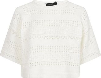Max Mara Femme, Pulls, Blanc, Taille: 42 FR Max Mara Weekend Sweaters