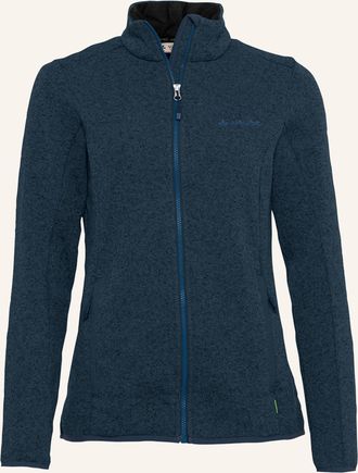 Vaude Strick-Fleecejacke Rienza blau