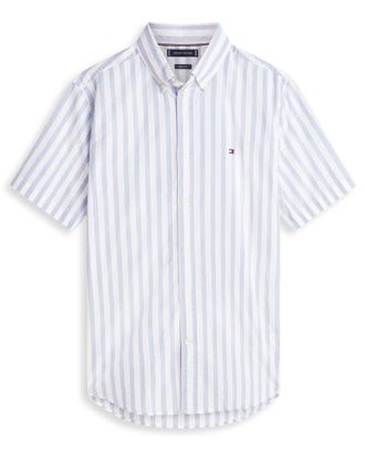 Tommy Hilfiger Leichtes Kurzarmhemd mit Streifenmuster in
