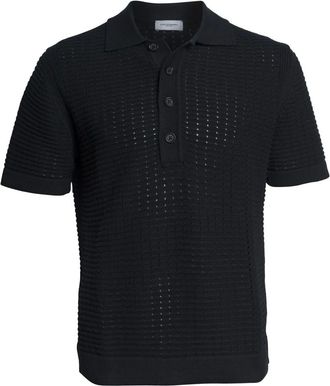 Paolo Pecora Homme, Tops, Noir, Taille: M Polo