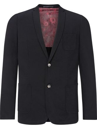 Charles Colby Herren Jersey-Sakko Sir Stanley schwarz, 4XL (XXXXL) - 68