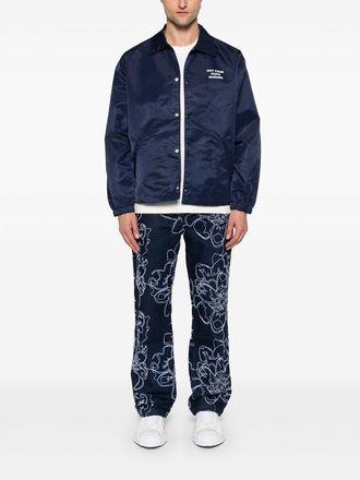 Dr&ocirc;le de Monsieur Oxford Twill Water-Repellent Shirt Jacket - Navy