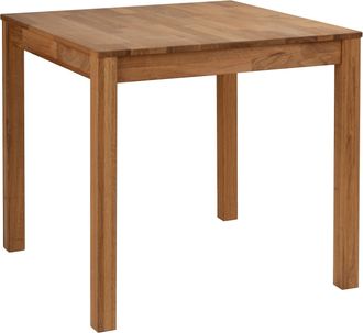 JACK Esstisch - Eiche massiv ge&ouml;lt - 80 x 80 cm - keilgezinkt