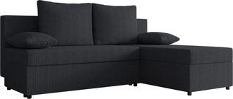 Mirjan24 Ecksofa Masena, Sofa mit Bettkasten und Schlaffunktion, Eckcouch, L-Form Couch für Wohnzimmer, Polsterecke mit Bettfunktion, Ottomane Universal (Poso 