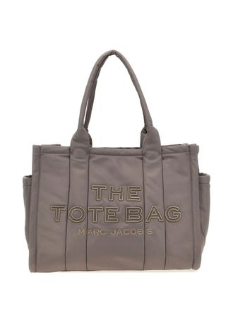Marc Jacobs The Puffy Tote Bag mit Logo-Stickerei - Grau