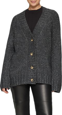 s.Oliver Oversized Cardigan mit Glitzergarn und Pailletten