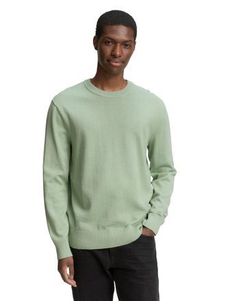 Tom Tailor Tom Tailor Herren 1042509 Pullover, 13632-Fresh Mint Green, XL