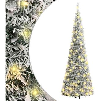 vidaXL vidaXL Pop-Up-Weihnachtsbaum K&uuml;nstlich Beschneit 150 LEDs 180 cm