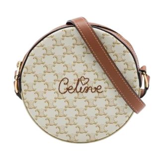 Celine Sac bandouli&egrave;re vintage Pre-owned - Femme - Pre-owned - Beige - Taille: ONE Size