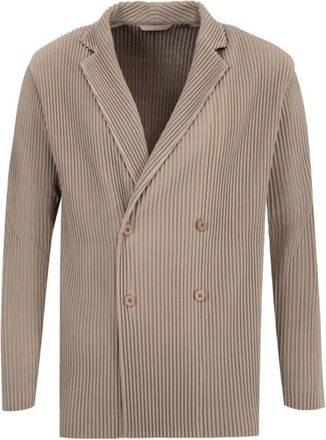 Issey Miyake Homme, Vestes, Brun, Taille: M Blazers