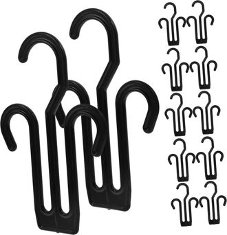 DOITOOL 30 St&uuml;ck Teiliges Schuhhalter Robustem PP Doppelter Haken Schuhh&auml;nger f&uuml;r Schuhregal Schrank Vielseitiger Trocknungs Aufbewahrungsorganizer f&uuml;r Haussc