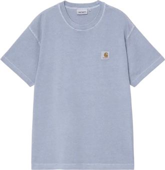 Carhartt Work in Progress Homme, Tops, Bleu, Taille: L Nelson T-Shirt