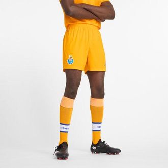 New Balance Homme FC Porto Away Short en Noir, Polyester, Taille XL