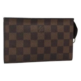Louis Vuitton Pochette Pre-owned Damier Ebene - Femme - Pre-owned - Brun - Taille: ONE Size