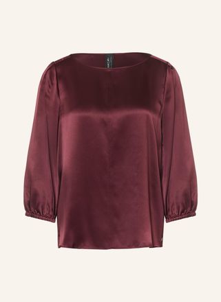 Marc Cain Blusenshirt Aus Seide Mit 3/4-Arm rot