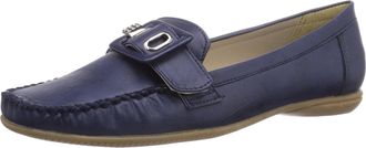 Andrea Conti Damen 0871011017 Mokassin, Blau (dunkelblau 017)